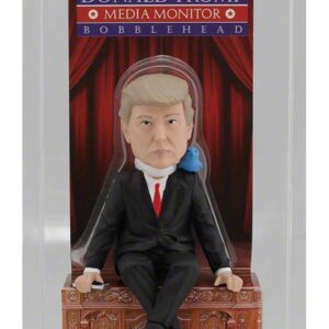 Royal Bobbles Donald Trump Media Computer Sitter Collectible Bobblehead Statue