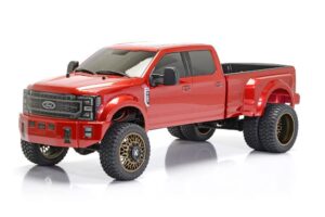 cenracing 8982 ford f450 sd 1/10 4wd rtr (red candy apple) custom truck dl-series