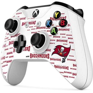 Skinit Decal Gaming Skin Compatible with Xbox One S Controller - Officially Licensed NFL Tampa Bay Buccaneers White Blast Design