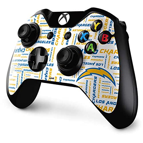 Skinit Decal Gaming Skin Compatible with Xbox One Controller - Officially Licensed NFL Los Angeles Chargers White Blast Design