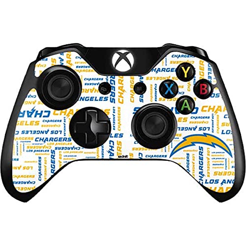 Skinit Decal Gaming Skin Compatible with Xbox One Controller - Officially Licensed NFL Los Angeles Chargers White Blast Design