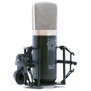 roswell pro audio mini k47 large diaphragm condenser microphone with genuine k47 capsule