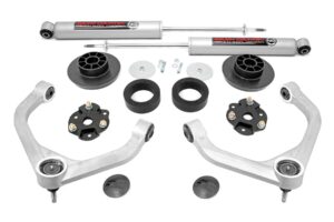 rough country 3.5" lift kit w/n3 shocks for 2019-2024 ram 1500 4wd - 31430