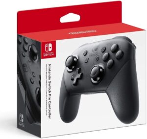 nintendo switch pro video game gaming controller, black (renewed)