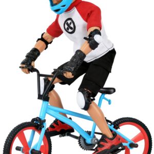 Click N' Play Sports & Adventure Bike & Skateboard 12" Action Figure Play Set with Accessories - Click N Play Military Action Figures