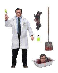 neca - re-animator - 8? clothed action figure - herbert west