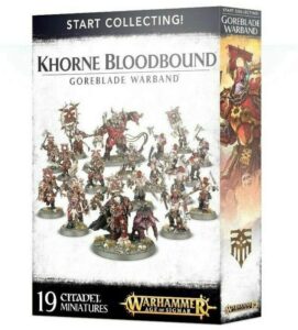 games workshop warhammer aos - start collecting! khorne bloodbound goreblade warband