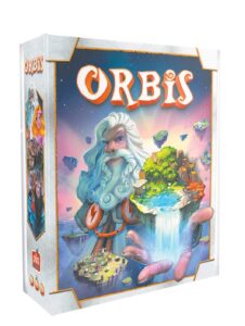 orbis board game - strategic world building game, divine creation & resource management, fun family game for kids & adults, ages 10+, 2-4 players, 45 minute playtime, made by space cowboys