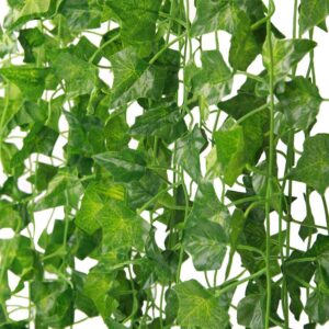 martha&ivan 14 strands artificial ivy, fake ivy garland decorations,fake plants,fake vine,vine decoration for wedding,party, garden, home decoration (14 strands)