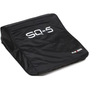 allen & heath ap-11332 dust cover for use with sq-5 48 channel/36 bus digital mixer, top condition with our fitted black, water repellent dust cover in polyester, screen printed logo