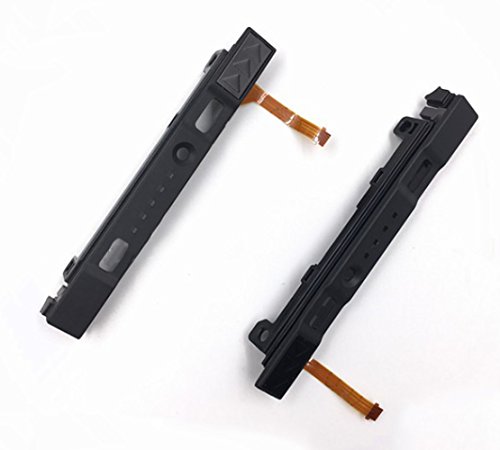 Zoozie LA Replacement Right Left L R Slider Rail with Flex Cable Fix Part for Nintendo Switch NS NX Joy-Con Console (Left+Right)