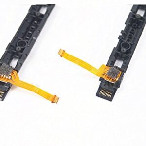 Zoozie LA Replacement Right Left L R Slider Rail with Flex Cable Fix Part for Nintendo Switch NS NX Joy-Con Console (Left+Right)