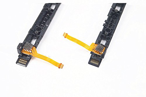 Zoozie LA Replacement Right Left L R Slider Rail with Flex Cable Fix Part for Nintendo Switch NS NX Joy-Con Console (Left+Right)