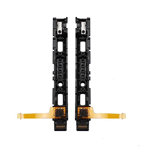 Zoozie LA Replacement Right Left L R Slider Rail with Flex Cable Fix Part for Nintendo Switch NS NX Joy-Con Console (Left+Right)