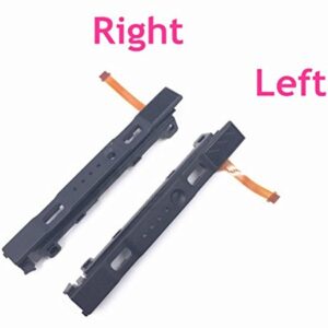 Zoozie LA Replacement Right Left L R Slider Rail with Flex Cable Fix Part for Nintendo Switch NS NX Joy-Con Console (Left+Right)