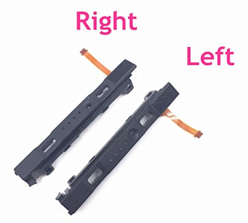 Zoozie LA Replacement Right Left L R Slider Rail with Flex Cable Fix Part for Nintendo Switch NS NX Joy-Con Console (Left+Right)