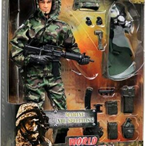 Click N' Play 12-Inch Army Men Action Figures, Military Toys Marine NBC Specialist - Clothes, Weapons Stuff - Army Guys, Elite Force, Soldier Man, SWAT, World Peacekeepers - Men Toys for Boys