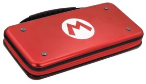 hori nintendo switch alumi case (mario edition) officially licensed by nintendo - nintendo switch