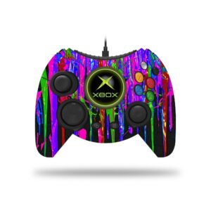 mightyskins skin compatible with microsoft xbox one hyperkin duke controller - drips | protective, durable, and unique vinyl wrap cover | easy to apply, remove, and change styles | made in the usa