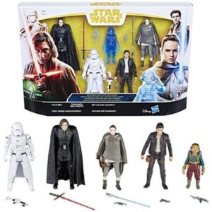 sw star wars force link 2.0 the last jedi figure 5-pack action figures