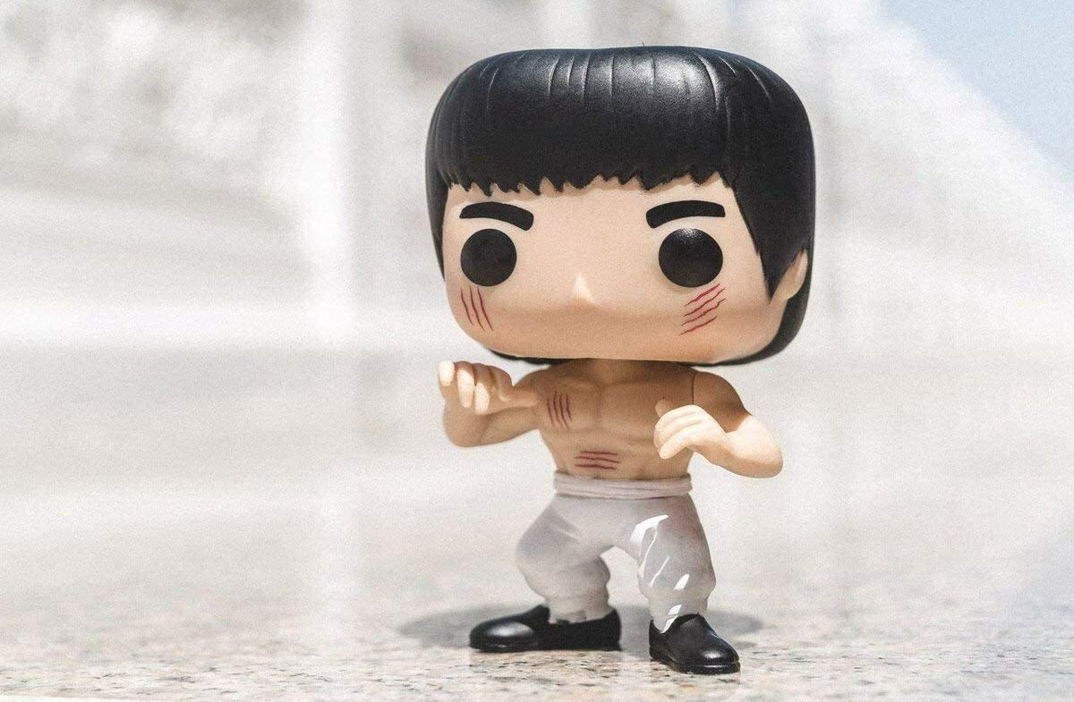 Funko Pop! Movies #218 Bruce Lee White Pants and Scars (Bait Exclusive)