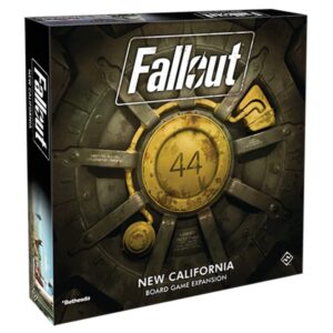 fallout the board game new california expansion - explore new wasteland adventures! strategy game for kids & adults, ages 14+, 1-4 players, 2-3 hour playtime, made by fantasy flight games