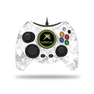 mightyskins skin compatible with microsoft xbox one hyperkin duke controller - viper snow | protective, durable, and unique vinyl wrap cover | easy to apply, remove | made in the usa