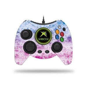 mightyskins skin compatible with microsoft xbox one hyperkin duke controller - candy clouds | protective, durable, and unique vinyl wrap cover | easy to apply, remove | made in the usa