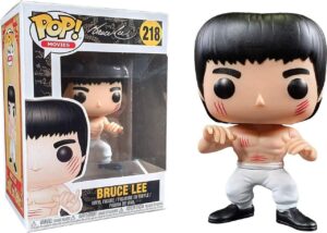 funko pop! movies #218 bruce lee white pants and scars (bait exclusive)