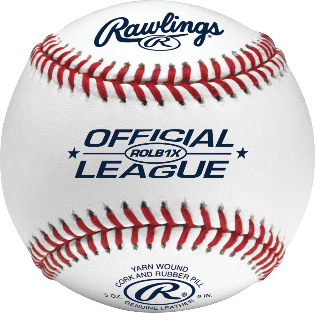 Rawlings | OFFICIAL LEAGUE Practice Baseballs | ROLB1X | Youth/14U | 6 Gallon Bucket | 30 Count