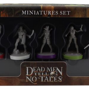 Minion Games MIGDM102 Dead Men Tell No Tales Miniatures Pack, 7 Miniatures, Ages 13+ Cooperative Pirate Strategy Game