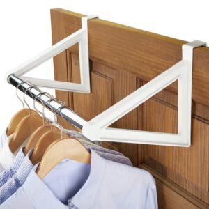 collections etc over the door closet bar hanging clothes rack, no hardware required