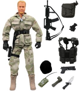 click n' play 12-inch action figures military ranger swat | army action figures, toy weapons, soldiers, world peacekeepers, army guys, elite force | soldier toys for boys