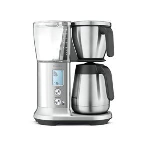 breville precision brewer pid temperature control thermal coffee maker w/ pour over adapter kit - bdc455bss