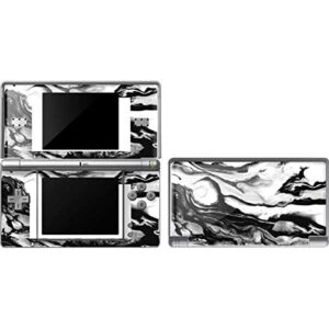 skinit decal gaming skin compatible with ds lite - officially licensed originally designed black and white marble ink design