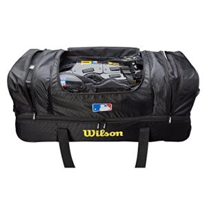 WILSON Sporting Goods Umpire Bag, Black , 36"L x 16"W x 15"H