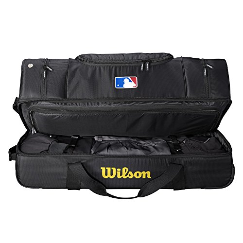 WILSON Sporting Goods Umpire Bag, Black , 36"L x 16"W x 15"H