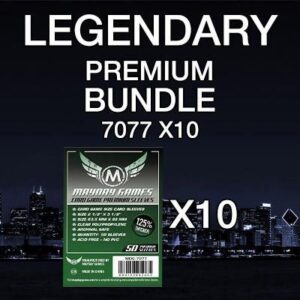 mayday games legendary game accessory- premium card sleeve bundle