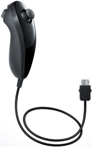 wii nunchuk controller - black (renewed)