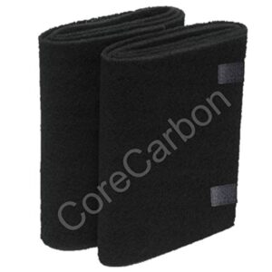 corecarbon 2-pack exact fitment pre-filter designed to fit honeywell 22500 or two hrf-f1 (labeled "f") with two gaskets air purifier round replacement filters