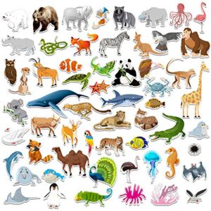 spritegru 59 pcs zoo animal zoo magnets for toddlers kids, perfect preschool learning