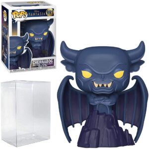 funko pop! disney: fantasia 80th anniversary - menacing chernabog vinyl figure (bundled with pop box protector case)