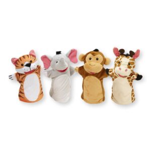 melissa & doug zoo friends hand puppets puppets and theaters themed puppet sets 3+ gift for boy or girl