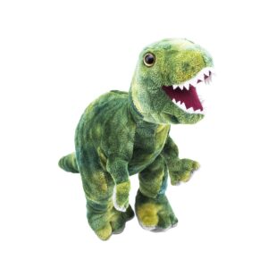 aixini stuffed dinosaur plush giant t-rex toy - 23.6" lifelike stuffed tyrannosaurus animal for boys, green