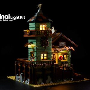 LED Lighting Kit for Lego Old Fishing Store - 21310 (Lego Set NOT Included)