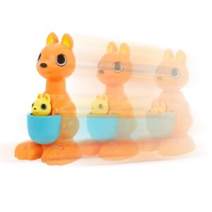 Little Tikes Fantastic Firsts Peeky Pals Kangaroo Press & Hop Toy, Multicolor (648823E7C)