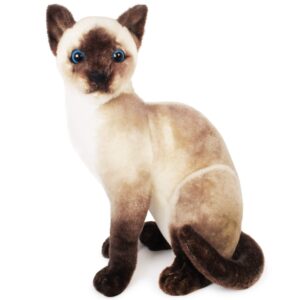 tigerhart stefan the siamese cat - 14 inch stuffed animal plush