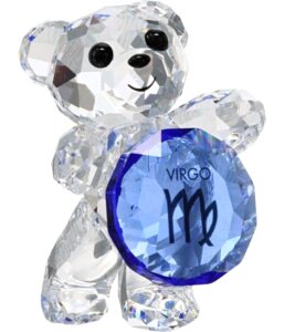 swarovski kris bear - virgo blue