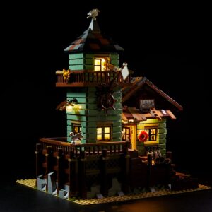 LED Lighting Kit for Lego Old Fishing Store - 21310 (Lego Set NOT Included)