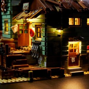 LED Lighting Kit for Lego Old Fishing Store - 21310 (Lego Set NOT Included)